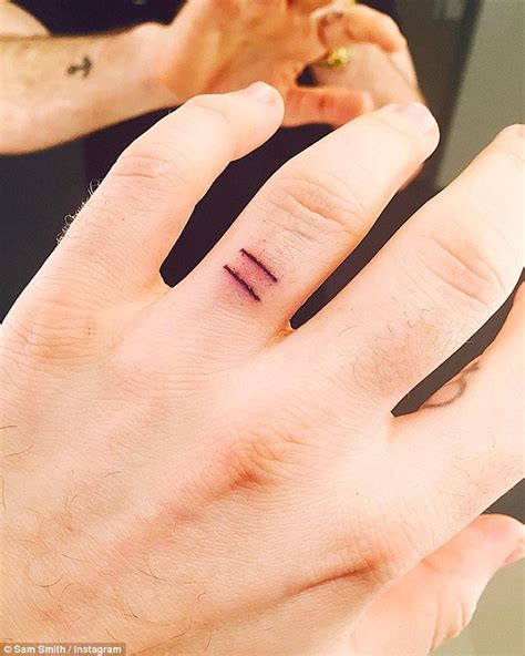 Sam Smith Unveils Four New Tattoos On Instagram Daily Mail Online