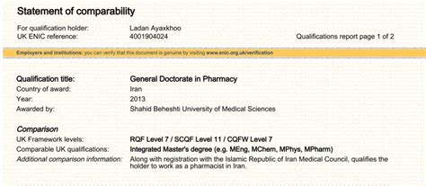 Ladan Ayazkhoo On Linkedin My Enic Statement Of Comparability