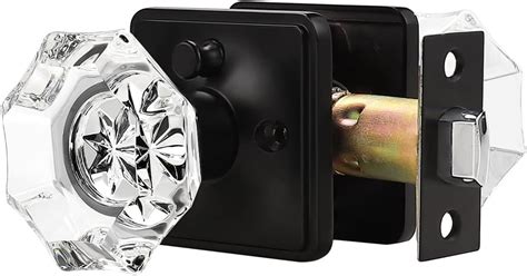 Knobwell 2 Pack Matte Black Door Knobs Interior Black Privacy Door Knob