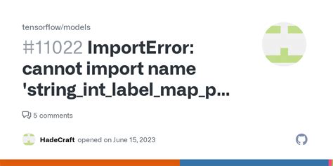 Importerror Cannot Import Name Stringintlabelmappb2 From Object