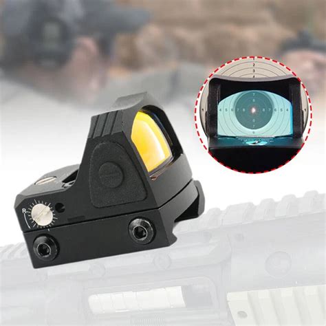 MINI RMR RED Dot Reflex Sight Collimator Scope Mm Rail For Glock Hunting