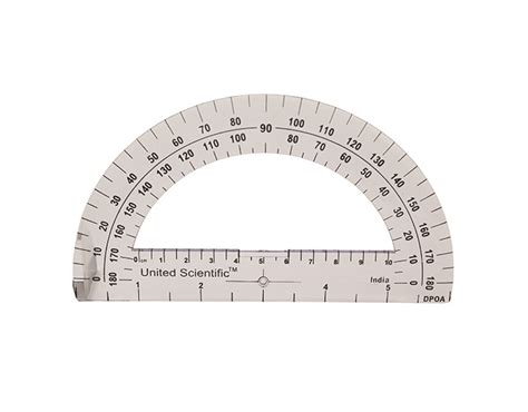 Plastic Protractor United Scientific Protractors