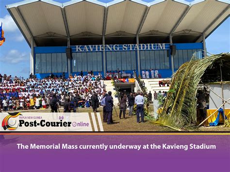 Kavieng Town Holds Memorial Mass For Late Sir J Post Courier