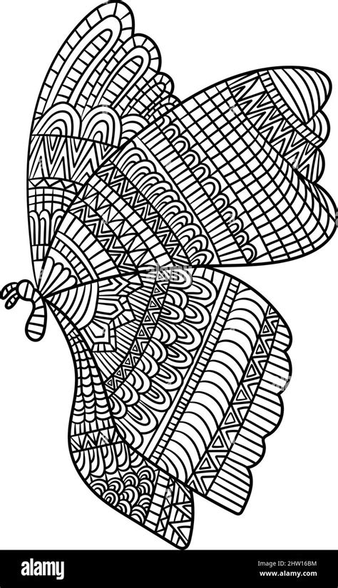 Butterfly Mandala Coloring Pages