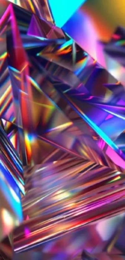 Vibrant Prism Reflection Art Free Download