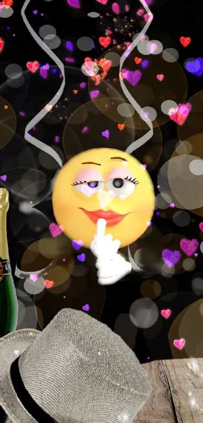 Festive Emoji Party Wallpaper Free Download