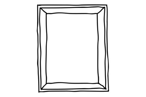 Doodle Frame Blank Picture Template In Graphic By Yummybuum Creative Fabrica