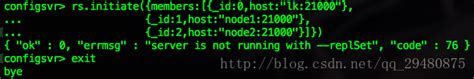 mongodb分片环境搭建 csdn博客