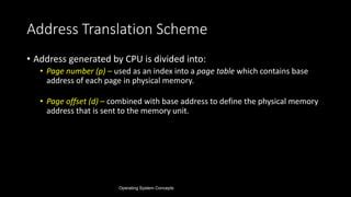PAGING CONCEPT With EXAMPLE Pptx