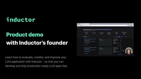 Demo Ship Production Ready Llm Applications With Inductor Inductor