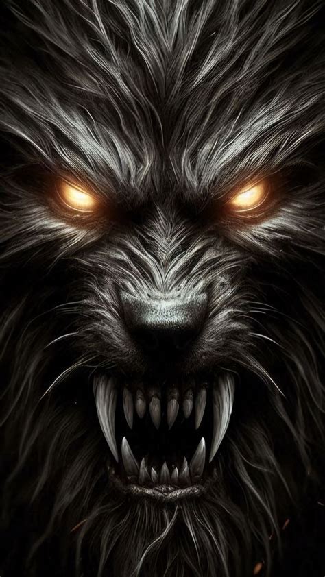 Werewolf Wallpaper Digital Art Design In 2025 Werewolf Digital Art