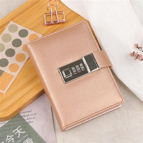 A7 Size Password Lock Notebook For Girls Notebookpost