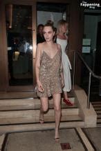 Cara Delevingne Stuns In Sexy Gold Mini Dress At Della Vite Zero Launch Party In London AZNude
