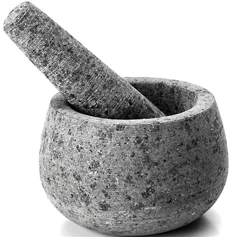 Mortero De Granito Con Mano 12x8cm Lacor • Laferreteriashop