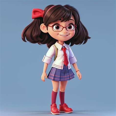 Premium Ai Image A 3d Animated Funny Cartoon Character Of A Small