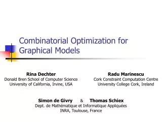 Ppt Discovering Combinatorial Optimization With The Ilog Optimization Suite Powerpoint