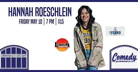 Comedy Commonwealth Presents Hannah Roeschlein Wvxu