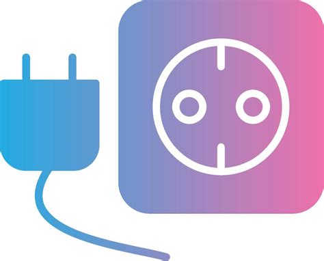 Plug And Socket Glyph Gradient Icon Design 43390311 Vector Art At Vecteezy