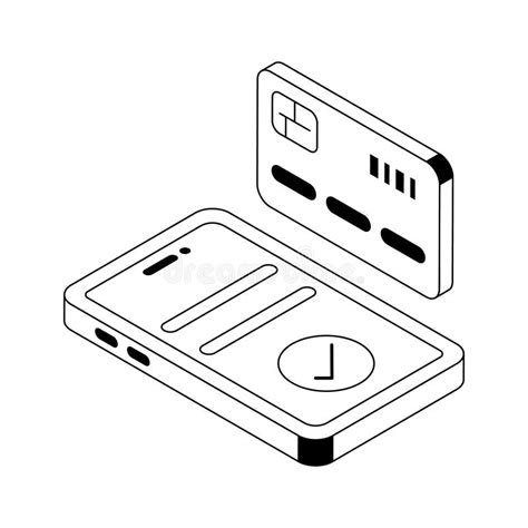 Card Payment Icon Creatively Designed In Isometric Style Stock Vector Illustration Of Finance