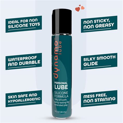 Dynamo Lube Silicone Based Formula 1 0oz Silicone Based Personal