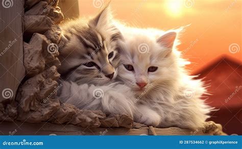 Cuddle Pile Of Kittens Stock Illustration Illustration Of Cuddling