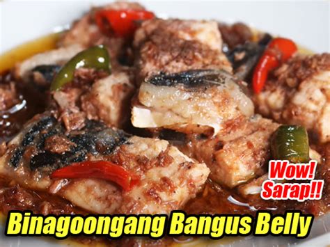 Binagoongang Bangus Belly Panlasang Pinoy Meaty Recipes