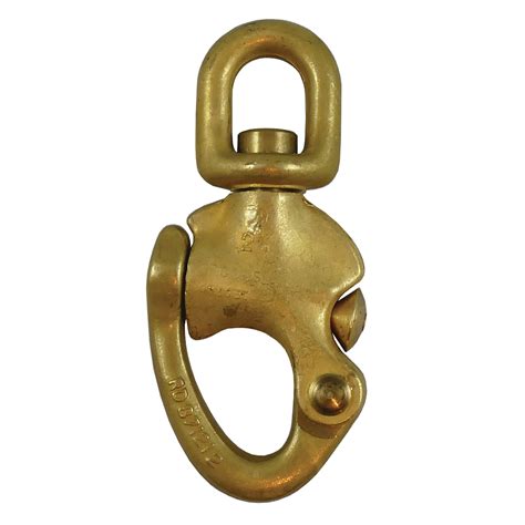Swivel Eye Brass Snap Shackles