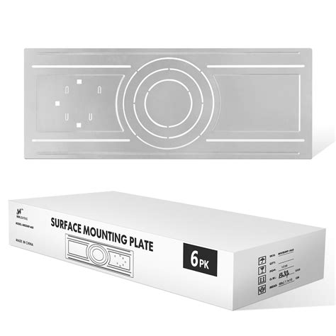 Mw Lighting 6 Pk New Construction Recessed Lighting Mounting Plate
