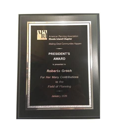 Many Thanks To My Fellow Board Members Of The Ri Chapter Of The American Planning Association