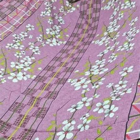 Multicolor Floral Printed Cotton Double Bed Sheets Packaging Type
