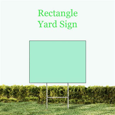 Yard Signs Rectangle