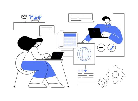 Ip Telephony Abstract Concept Illustration 47232296 Vector Art At Vecteezy