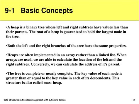 Heap Chapter 9 Objectives Define And Implement Heap Structures Ppt