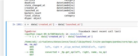 Python Difference Between Two Datetime64 Ns Column Showing Error