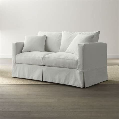 Willow Ii Slipcovered Bench Apartment Sofa Reviews Crate And Barrel