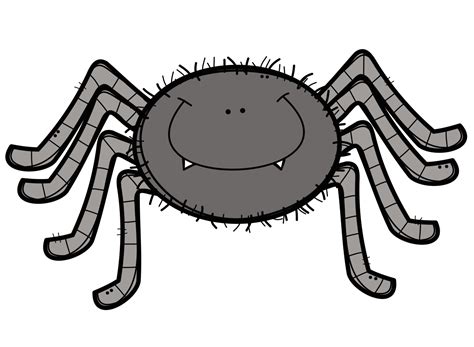 Cute Smiling Spider Drawing