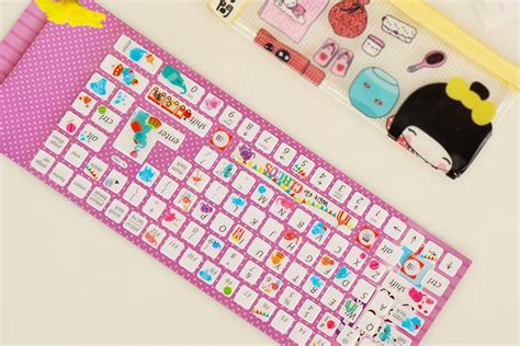 1 Sheet Luminous 3d Epoxy Keyboard Sticker Keyboard Decals Sticker