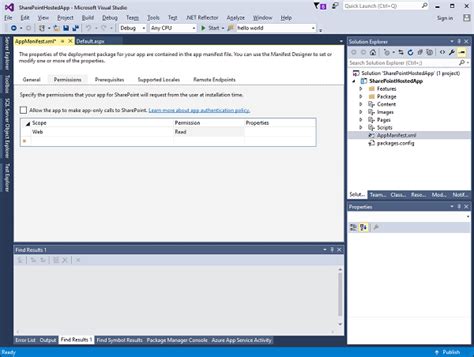 sharepoint app model