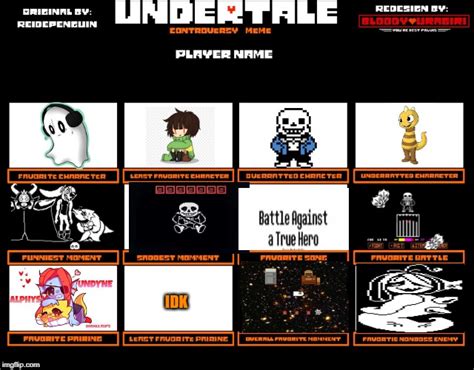 Undertale Controversy Meme Imgflip