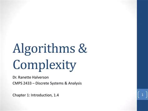 PPT Algorithms Complexity PowerPoint Presentation Free Download ID 3991333