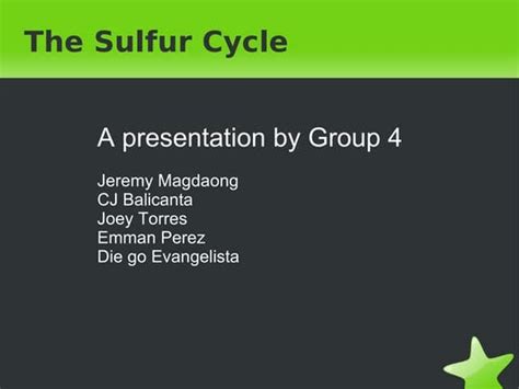 Sulfur Cycle Presentation Youtube Carbon Cycle Nitrogen Cycle