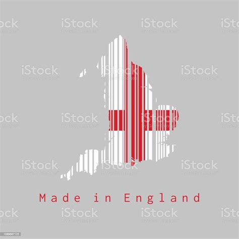 바코드 회색 배경에 영국 지도 개요 및 영국 국기의 색상에 모양을 설정합니다 가격에 대한 스톡 벡터 아트 및 기타 이미지 가격 개념 개념과 주제 Istock