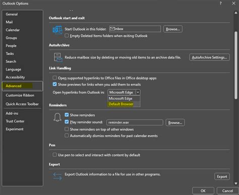 How Can I Get Links Embedded In Outlook Emails To Open In Firefox