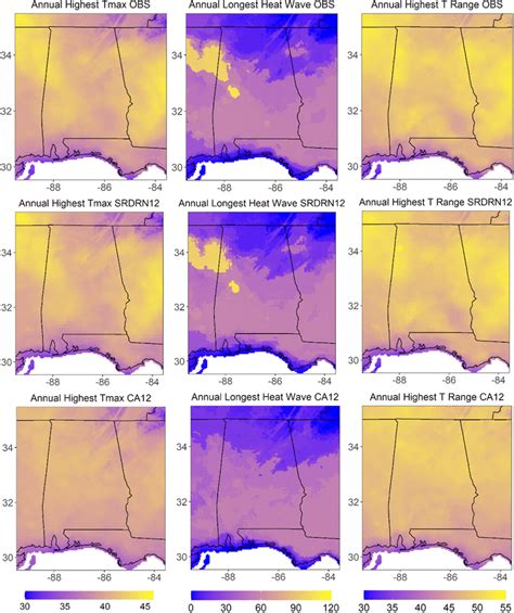 Spatial Distribution Of Maximum Temperature Tmax Extreme Indices In A