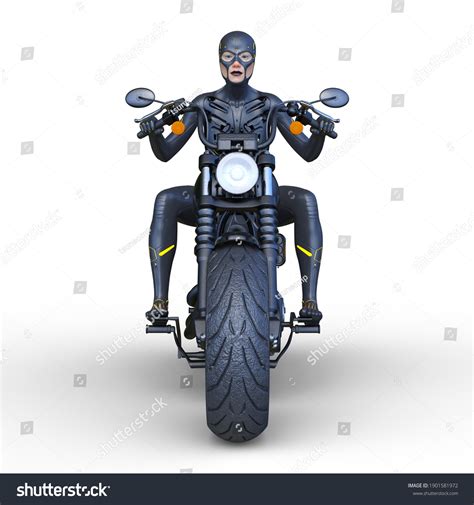 3d Rendering Sexy Rider Stock Illustration 1901581972 Shutterstock