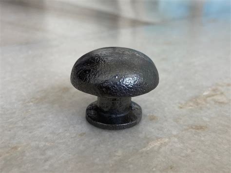 Rustic Cast Iron Round Knob Kitchen Cabinet Hardware Etsy
