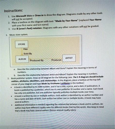 Solved Texts Instructions 1 Use Microsoft Visio Or To Draw