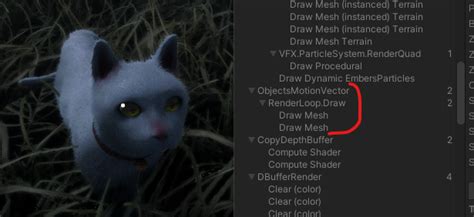 enabling motion vector pass for drawprocedural unity engine unity