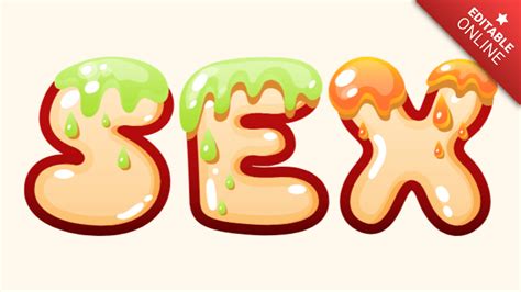 Sex Sweet Candy Delicious Text Effect Generator