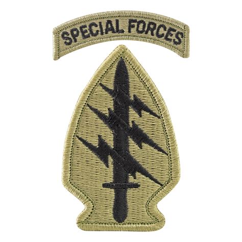 Army Special Forces With Special Forces Tab Ocp Hook And Loop Patch